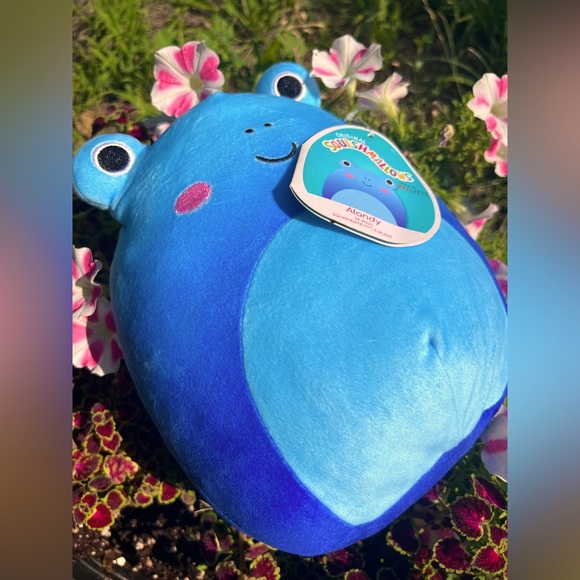 Squishmallows | Toys | Nwt 8 Blue Toad Alandy Frog Spots Boxlunch ...
